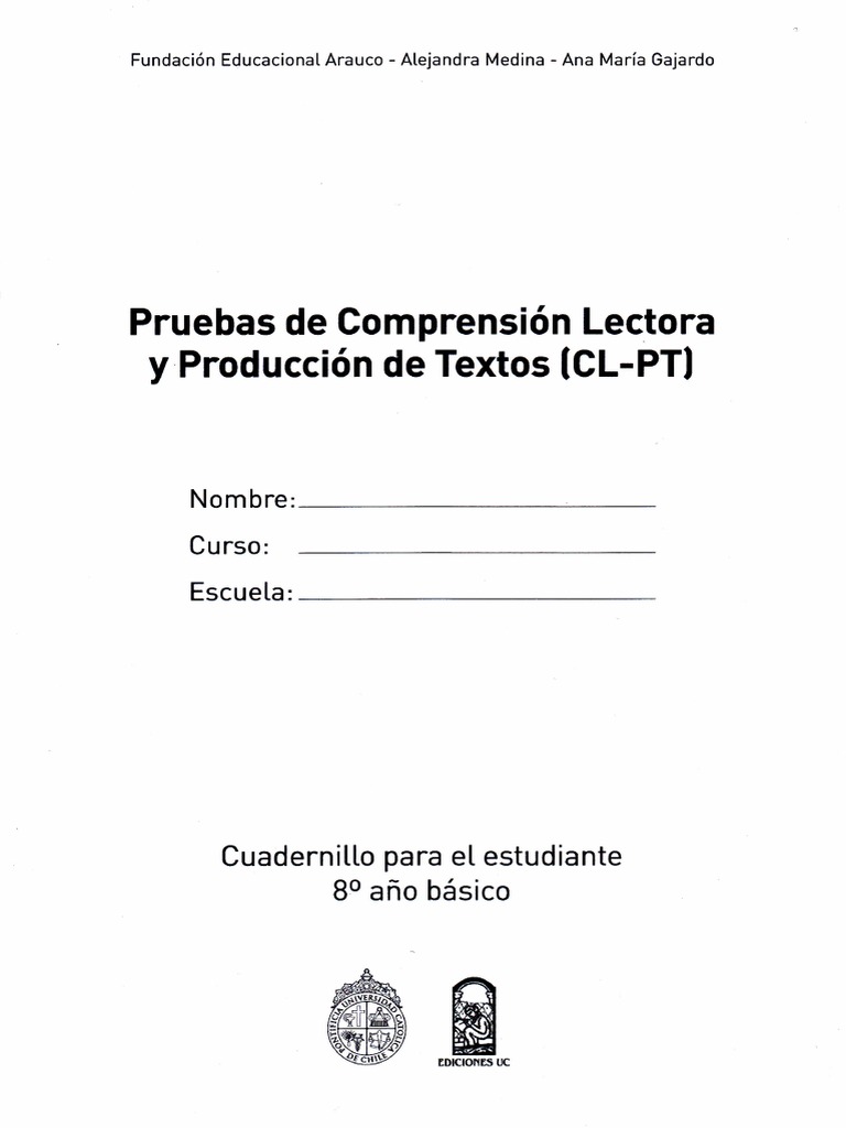 Cuadernillo CLPT: Comprensión Lectora | PDF | Temblores | Tsunami