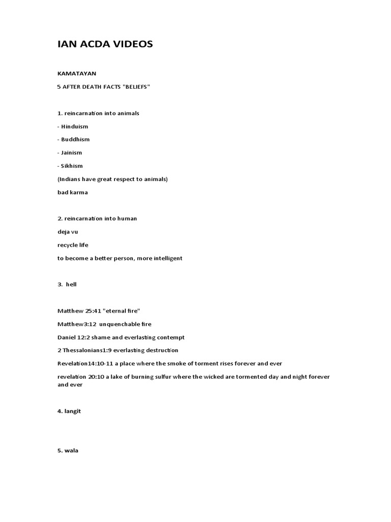 Ian Acda Videos-Wps Office | PDF