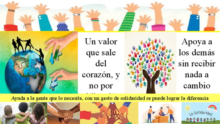 Afiche Sobre La Solidaridad | PDF