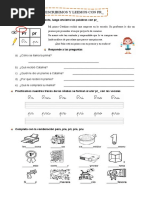 Actividades de lectura: sílabas pla-ple-pli-plu | PDF