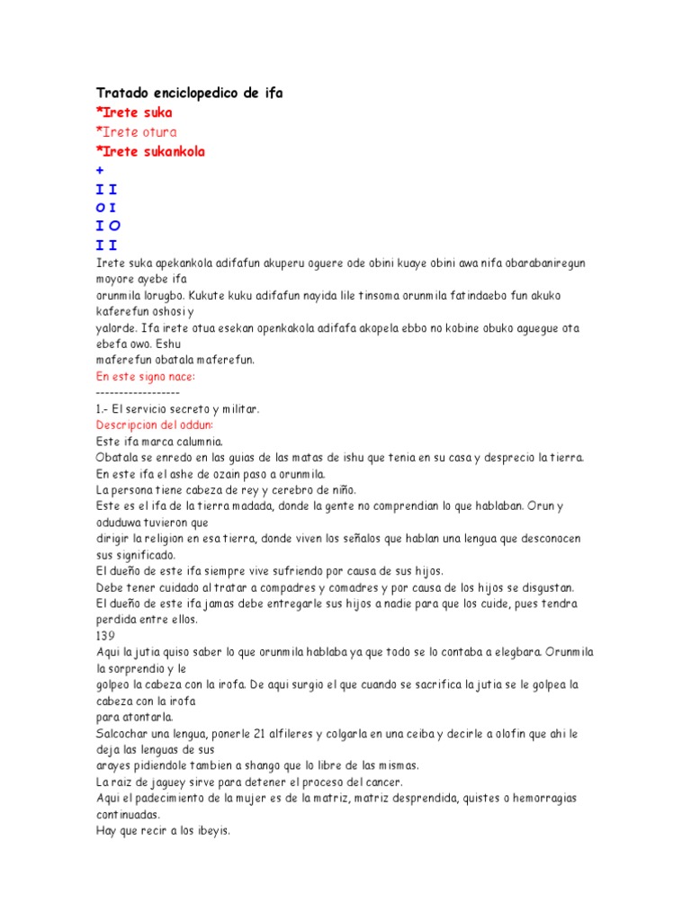 Irete Otura | PDF | Mitología | Religión étnica