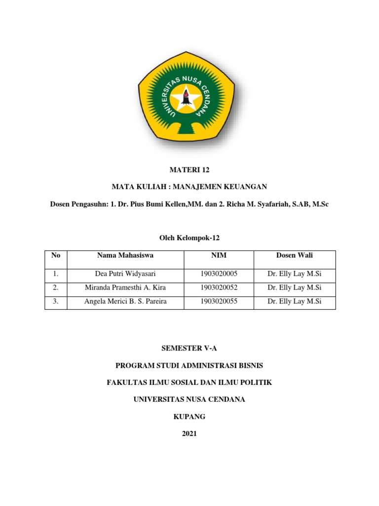 Manajemen Kas PDF | PDF