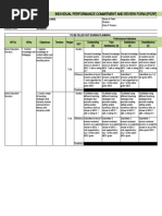 Ipcrf Core Values 2019 - Final | PDF | Educational Assessment | Goal