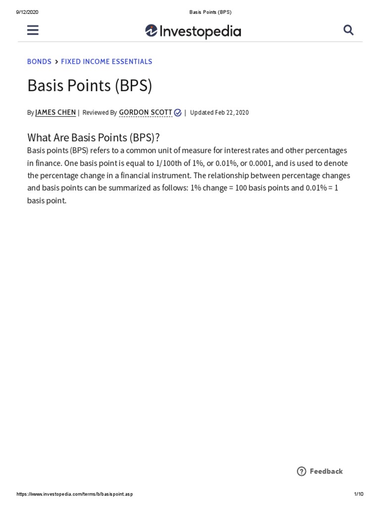 An In-Depth Guide to Basis Points (BPS) - Understanding This Important ...