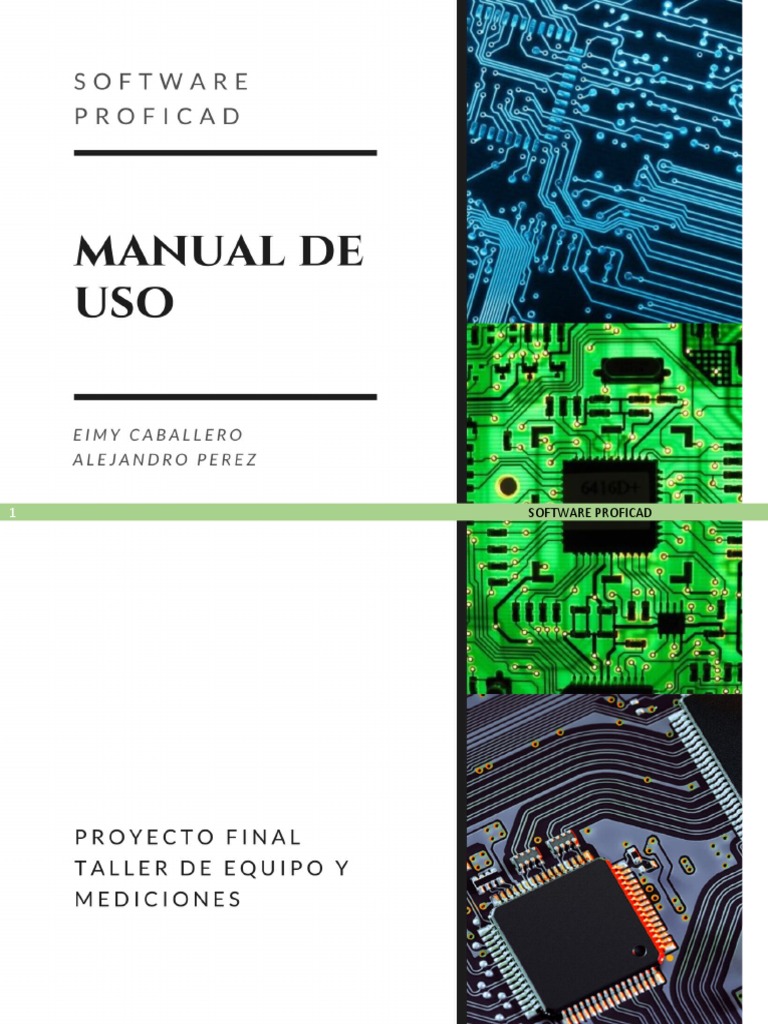 Manual de Uso Software, Proyecto Final. | PDF | Archivo de computadora ...