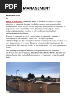 E-Waste Management Awareness Project | PDF | Electronic Waste | Recycling
