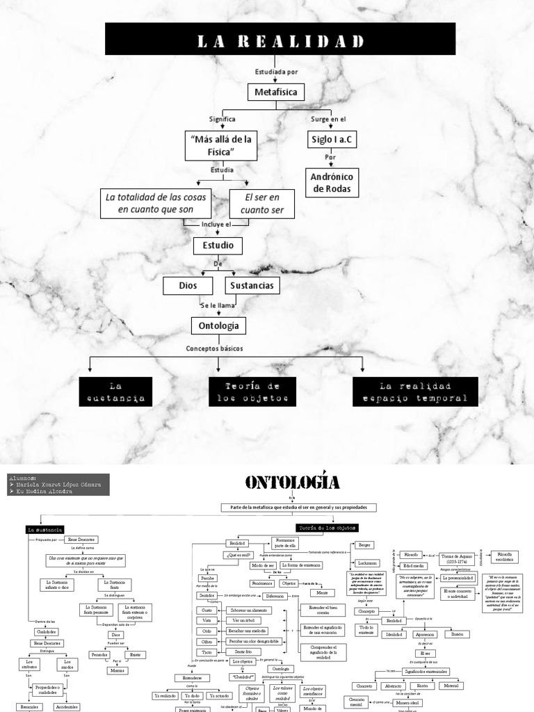 Mapa Conceptual de la Ontología | PDF | Ontología | Realidad