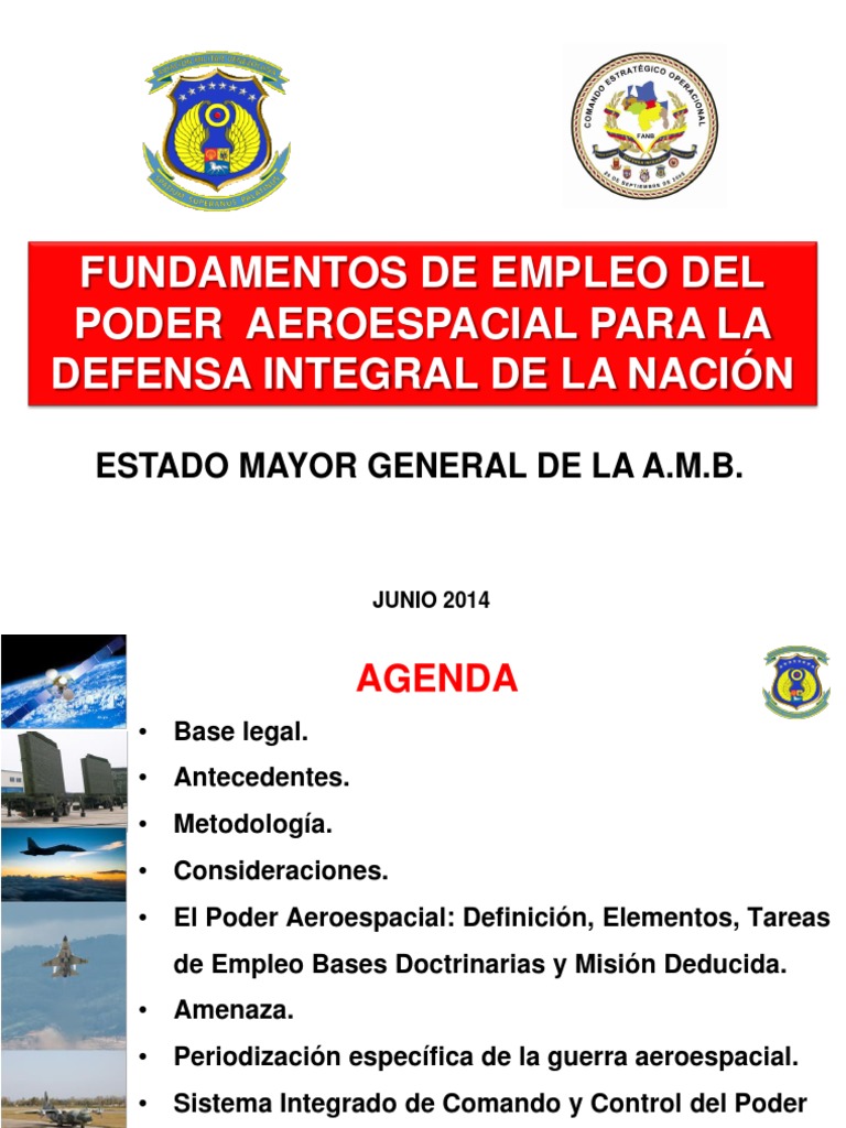 Empleo del Poder Aeroespacial en Venezuela | PDF | Seguridad ...