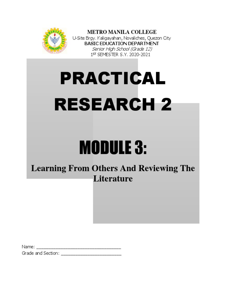 Private Files Module 3 Practical Research 2 Conceptual Framework and ...