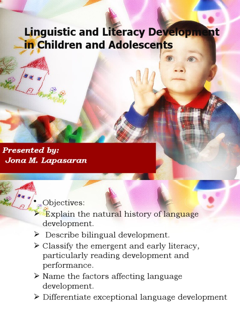Language and Literacy Development in Youth | PDF | Language Development ...