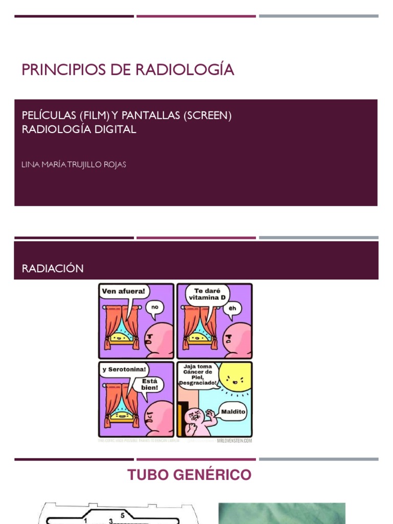 Principios Radiología | PDF | Rayo X | Dispositivo de carga acoplada