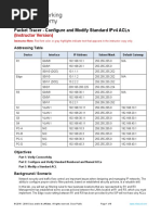 5.1.8 Packet Tracer - Configure Numbered Standard IPv4 ACLs - ILM | PDF | Computer Network ...