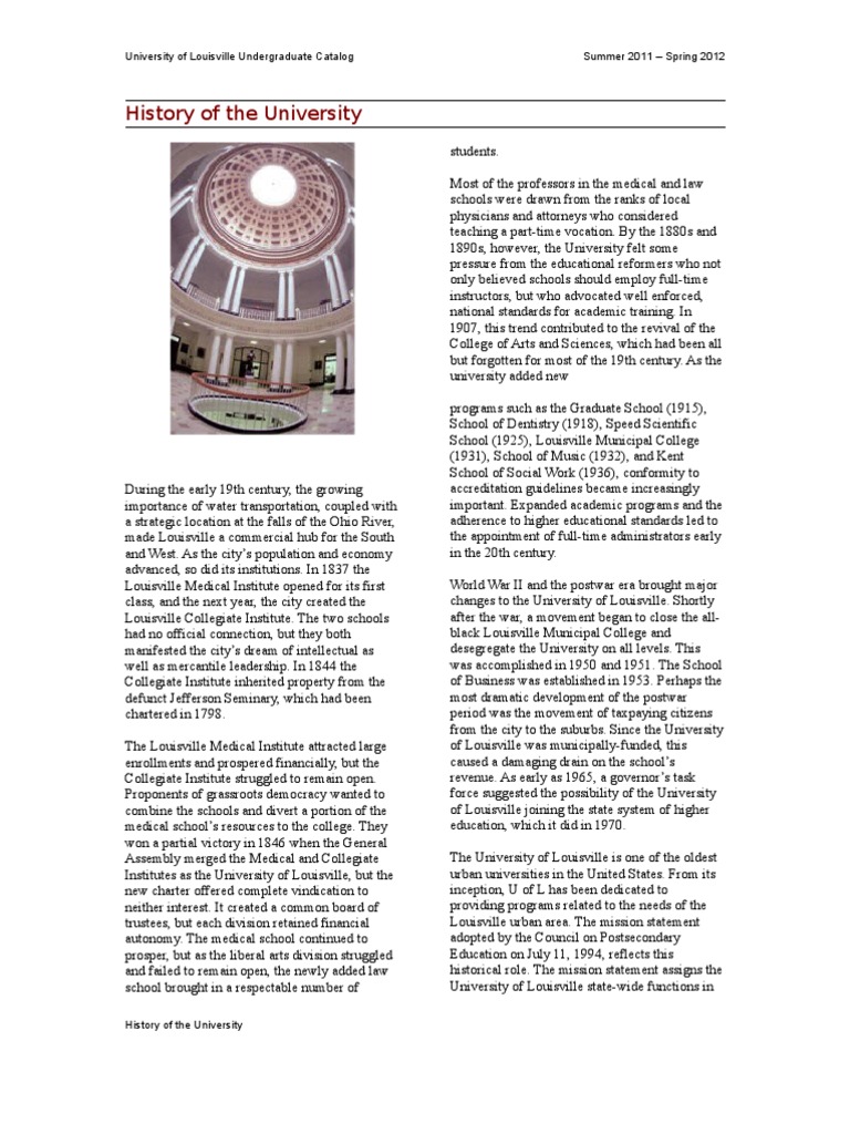 History 2011 | PDF | University | College