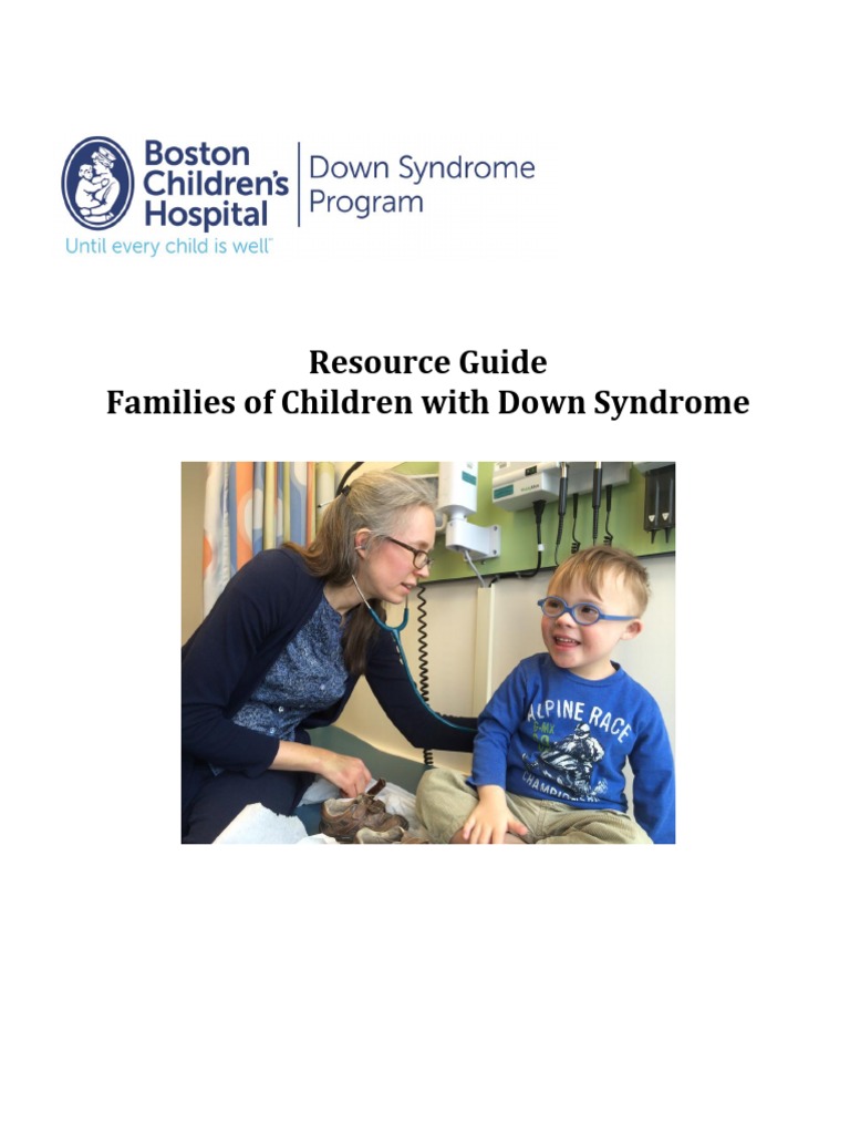 Boston Children's Hospital Resource Guide: Families of Children With ...