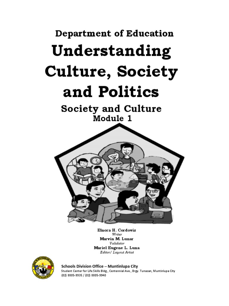 Understanding Culture, Society and Politics | PDF | Society | Morality