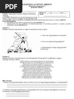 EsP 9 - Modyul 1 DLL | PDF