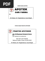 FORM SKP PELAYANAN DI APOTEK Fix | PDF