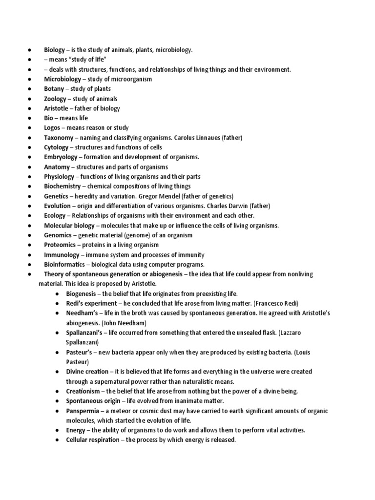 Biology For Grade 11 | PDF | Life | Biology