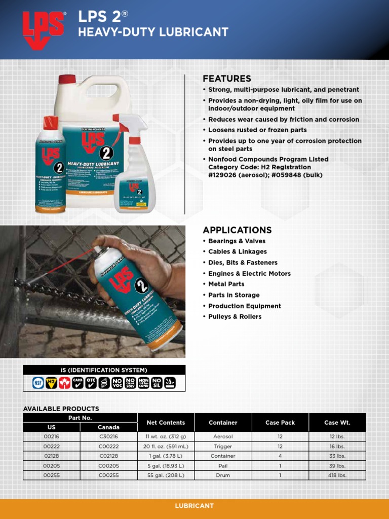 Heavy-Duty Lubricant: Features | PDF | Lubricant | Materials