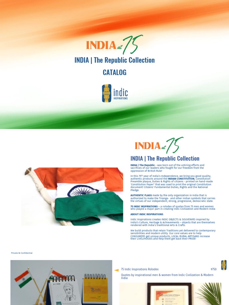 INDIA - The Republic Collection Catalog | PDF