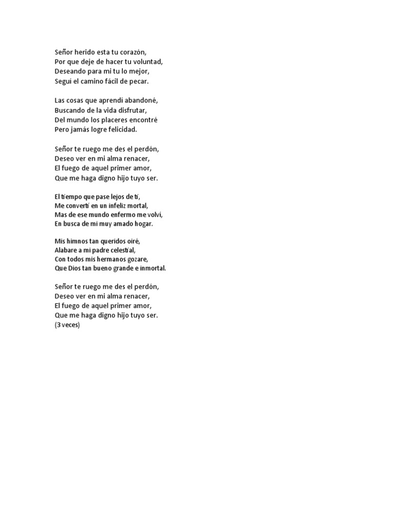 Letra Hijo Prodigo | PDF