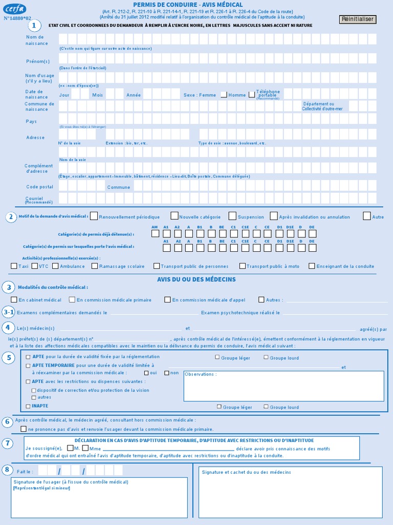 Cerfa 14880-02 | PDF