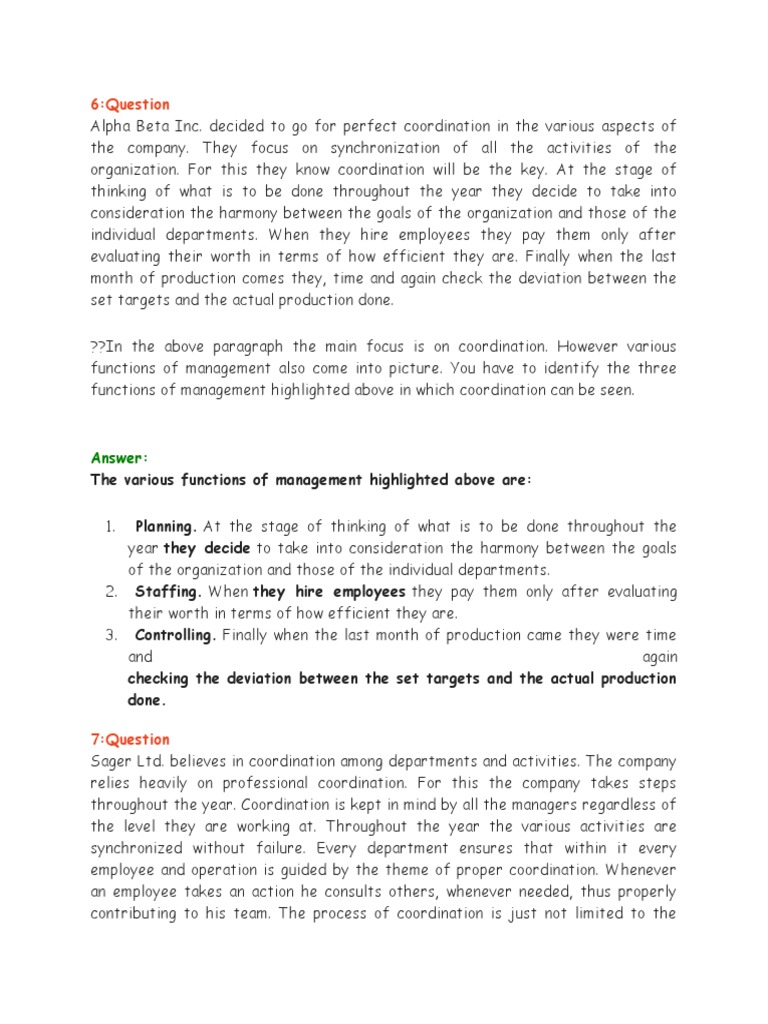 DR .K. ARANIDHARAN POM Case Study 3 | PDF | Human Nature | Business