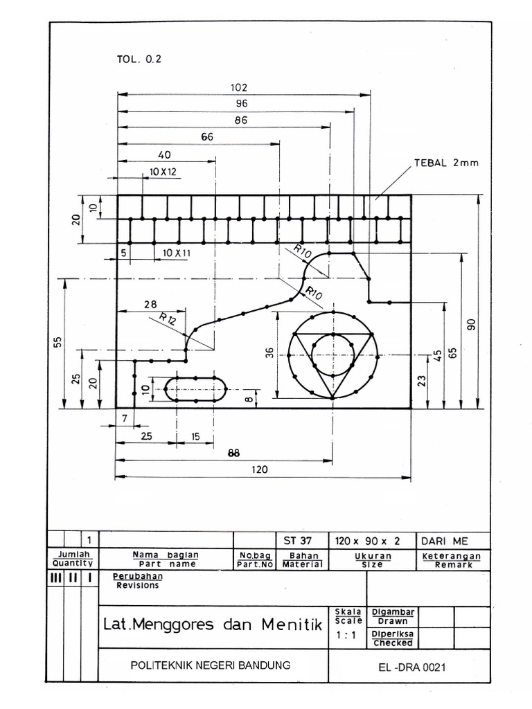 Latihan Menggores Dan Menitik | PDF