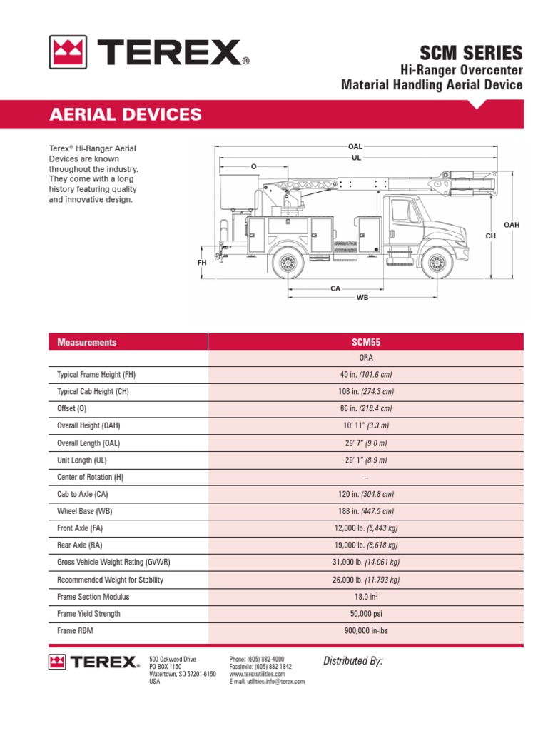 Hi Ranger scm55 Specifications | PDF | Vehicles | Land Vehicles