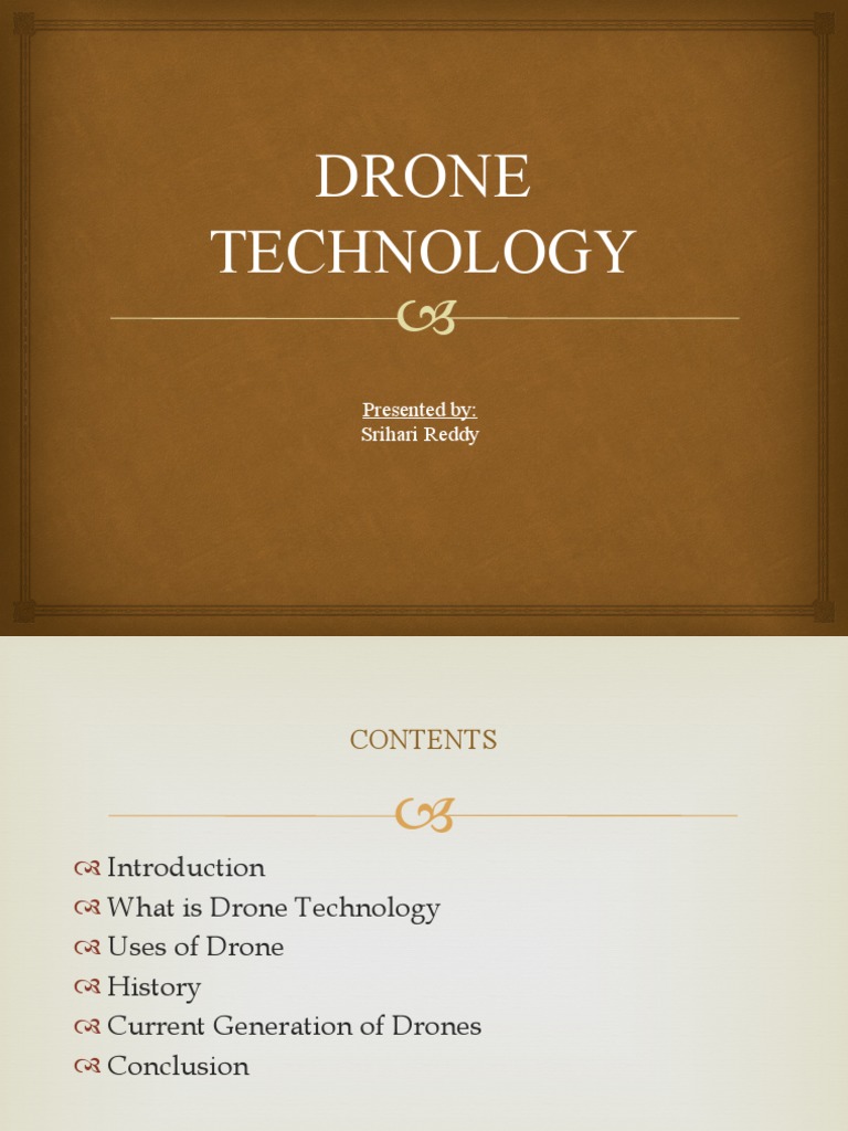 Drone Technology | PDF | Unmanned Aerial Vehicle | General Atomics Mq 1 ...