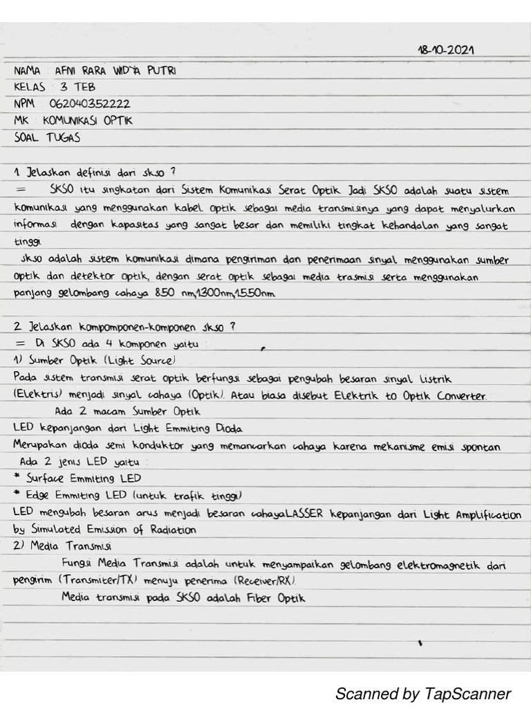 Tugas Tulis Tangan | PDF