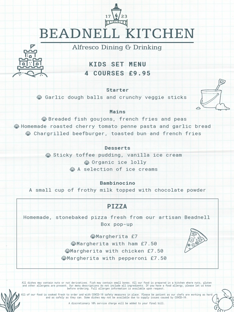 Beadnell Kitchen: Alfresco Dining & Drinking | PDF | Foods | Cuisine