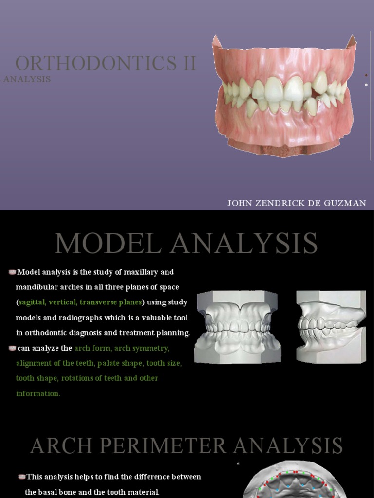 Arch Perimeter Analysis in Orthodontics | PDF | Mouth | Dentistry