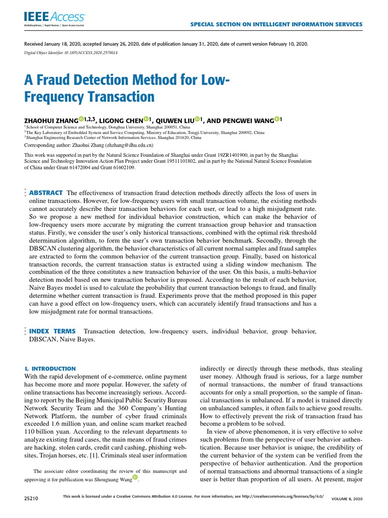 Fraud Detection in Transaction | PDF | Cluster Analysis | Deep Learning