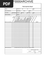 Daily Welding Progress Report | PDF