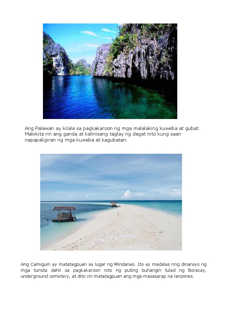 Kilalang Lugar Sa Pilipinas | PDF