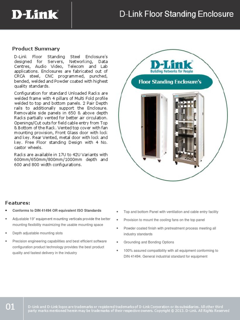 Product Summary: Conforms To DIN 41494 OR Equivalent ISO Standards ...
