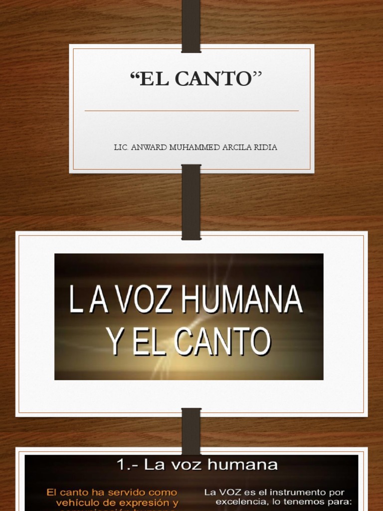 Técnicas y Estilos del Canto | PDF | Canto | Presentación musical
