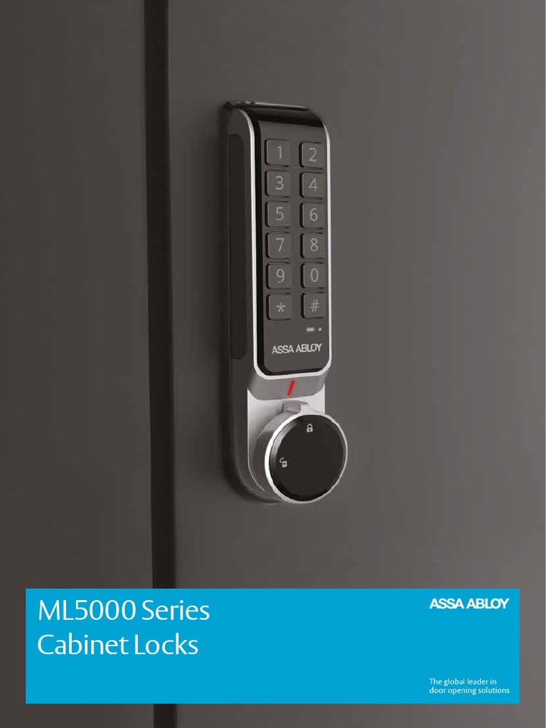 ML500 Digital Cam Lock | PDF | Radio Frequency Identification
