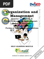 Organization and Management Quarter 1 Week 2 | PDF | Learning | Skill