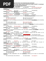 Reading Test Grade 7 | PDF