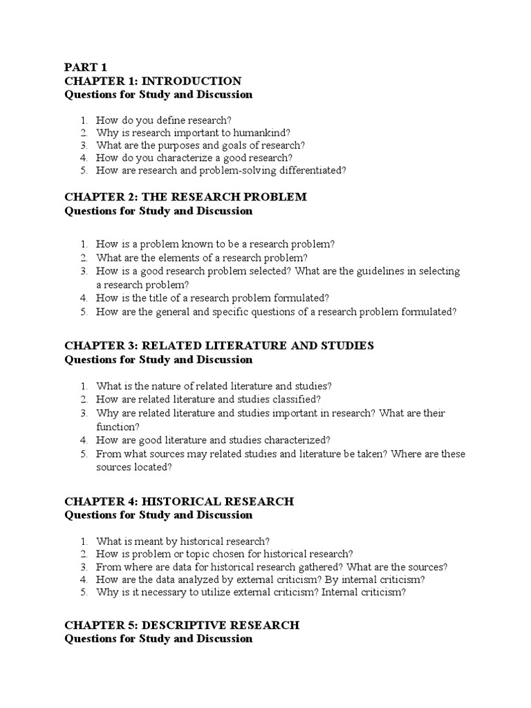 Resarch Questions | PDF | Sampling (Statistics) | Questionnaire
