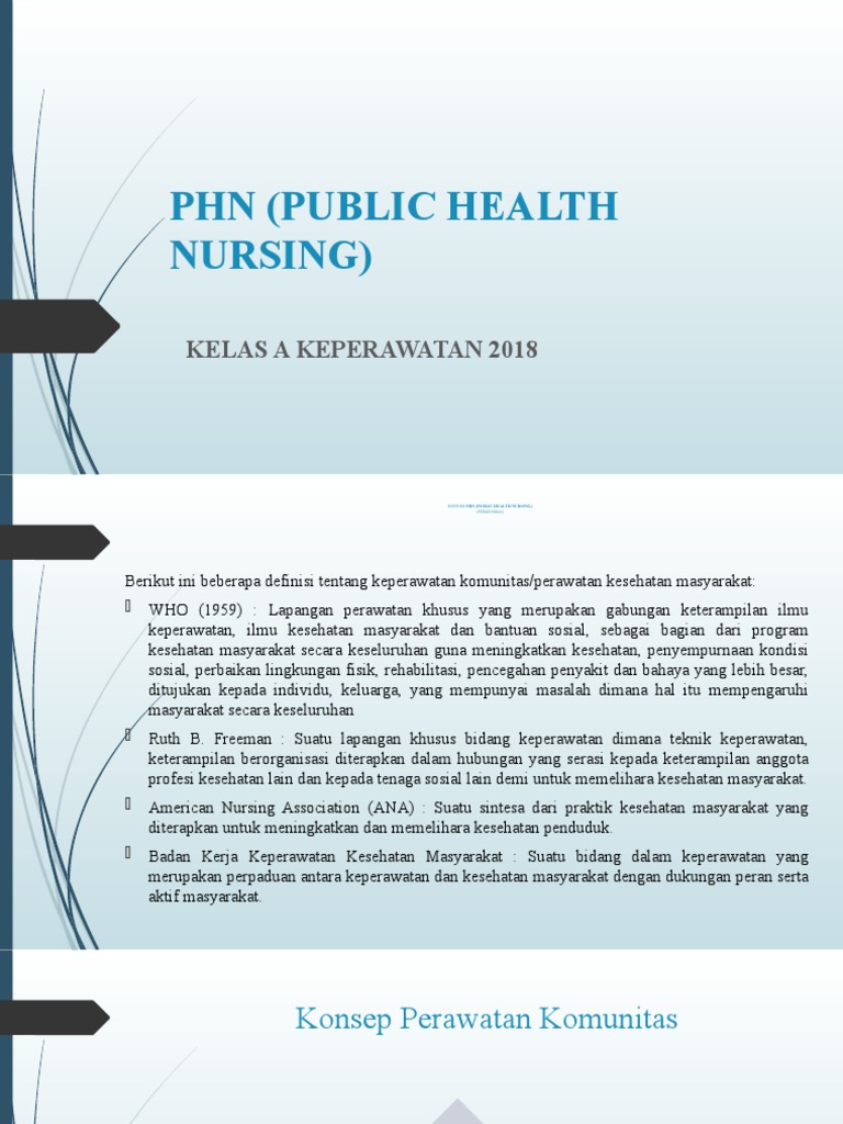 Kel 7 PHN | PDF | Pengembangan Diri