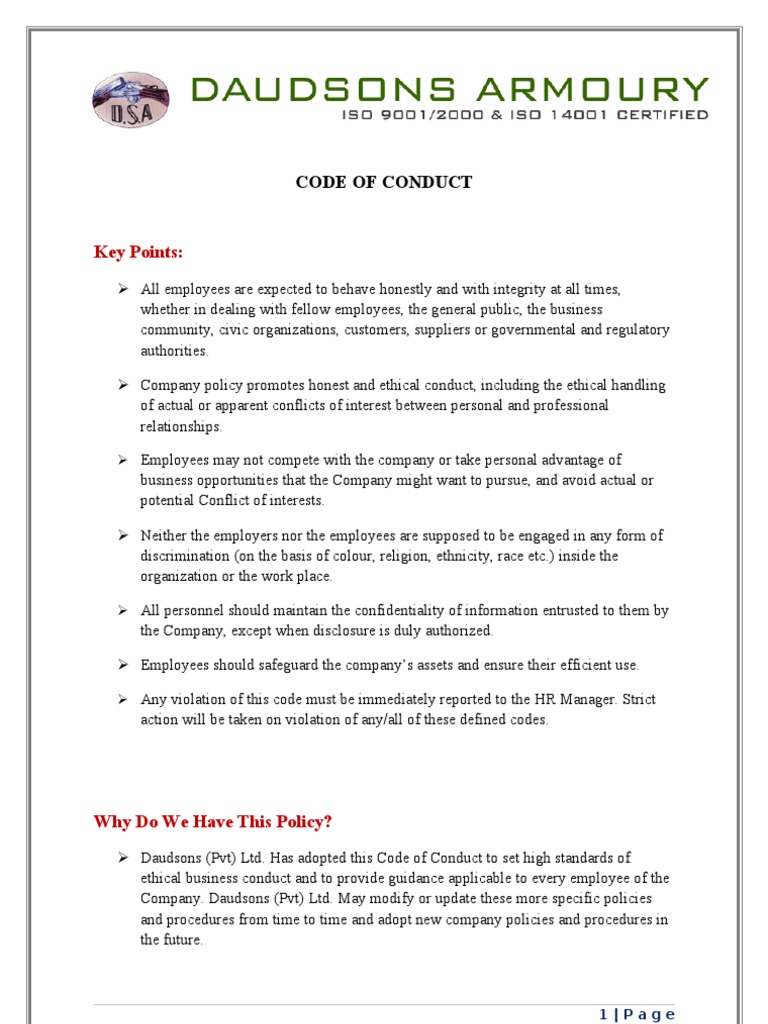 DSA Report. | PDF | Conflict Of Interest | Confidentiality