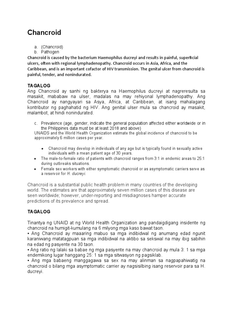 Chancroid | PDF