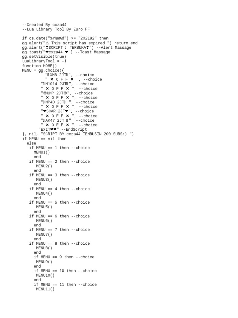 Script Emot 12jt? | PDF