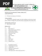Sop. PENGGUNAAN DAN PEMELIHARAN MOBIL AMBULANCE | PDF