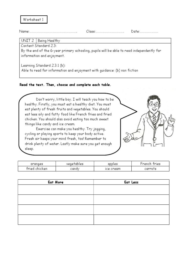 Latih Tubi Bi Tahun 3 M5 | PDF | Vegetables | Food And Drink