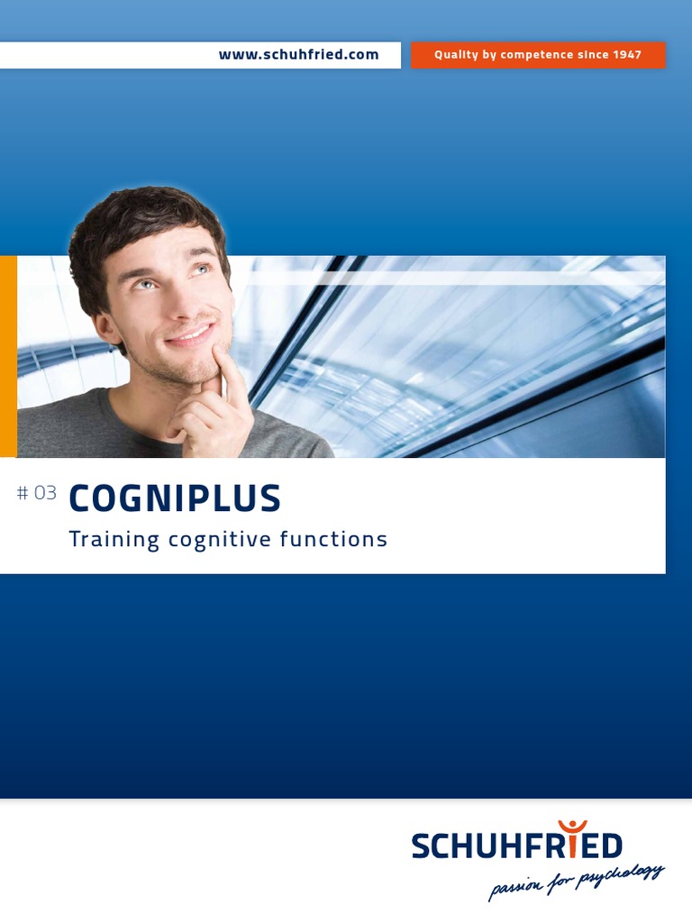 CogniPlus en Katalog SCHUHFRIED #3 | PDF | Attention | Working Memory