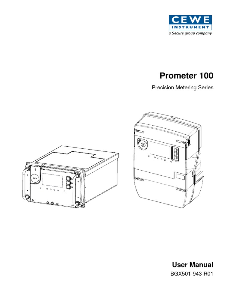 Prometer 100 User Manual (Cewe) | PDF | Power Supply | Parameter (Computer Programming)